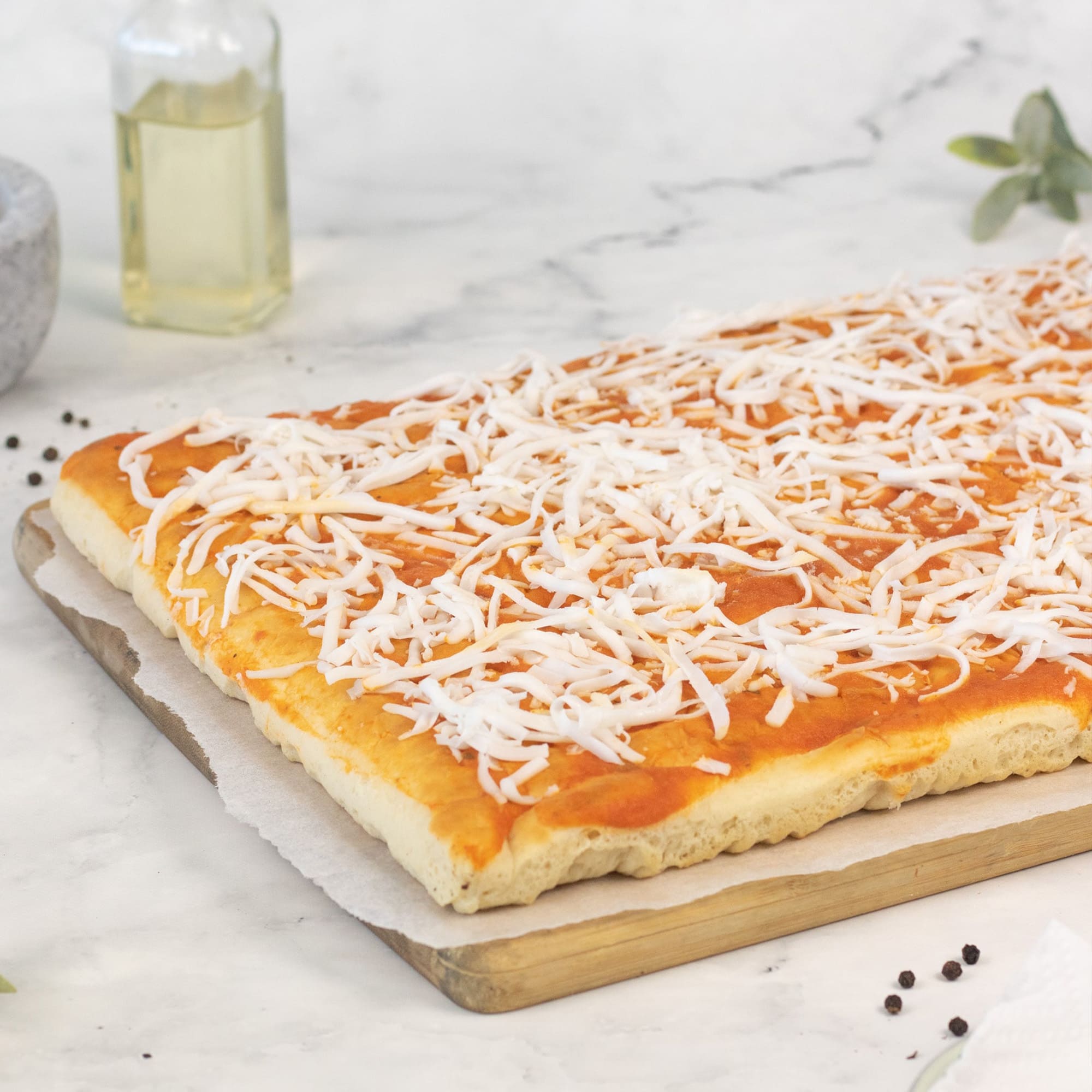 Artisan Margherita Pizza Slabs | Large | 6 Bases – Yumplicity Food Group