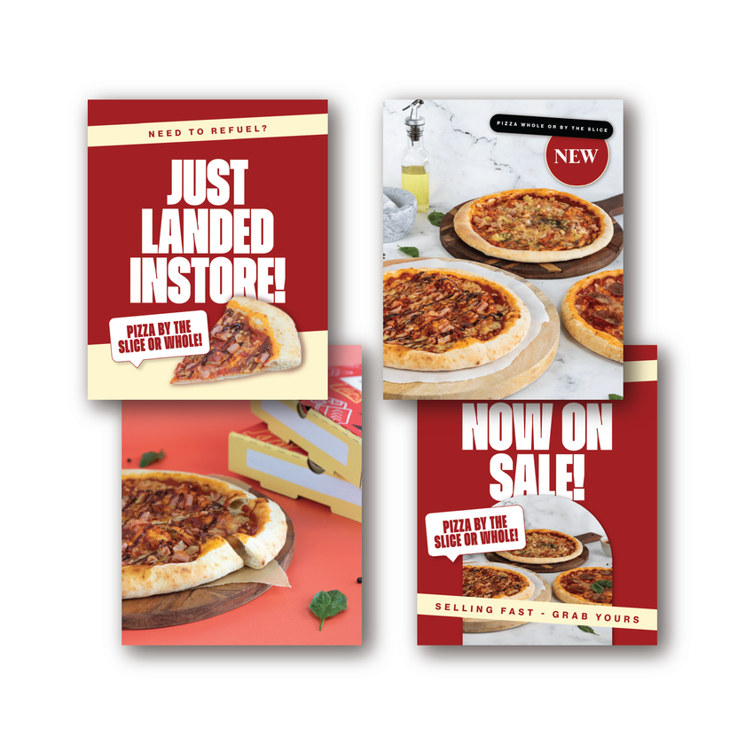 Round Pizza Social Media Set - Introductory – Yumplicity Food Group