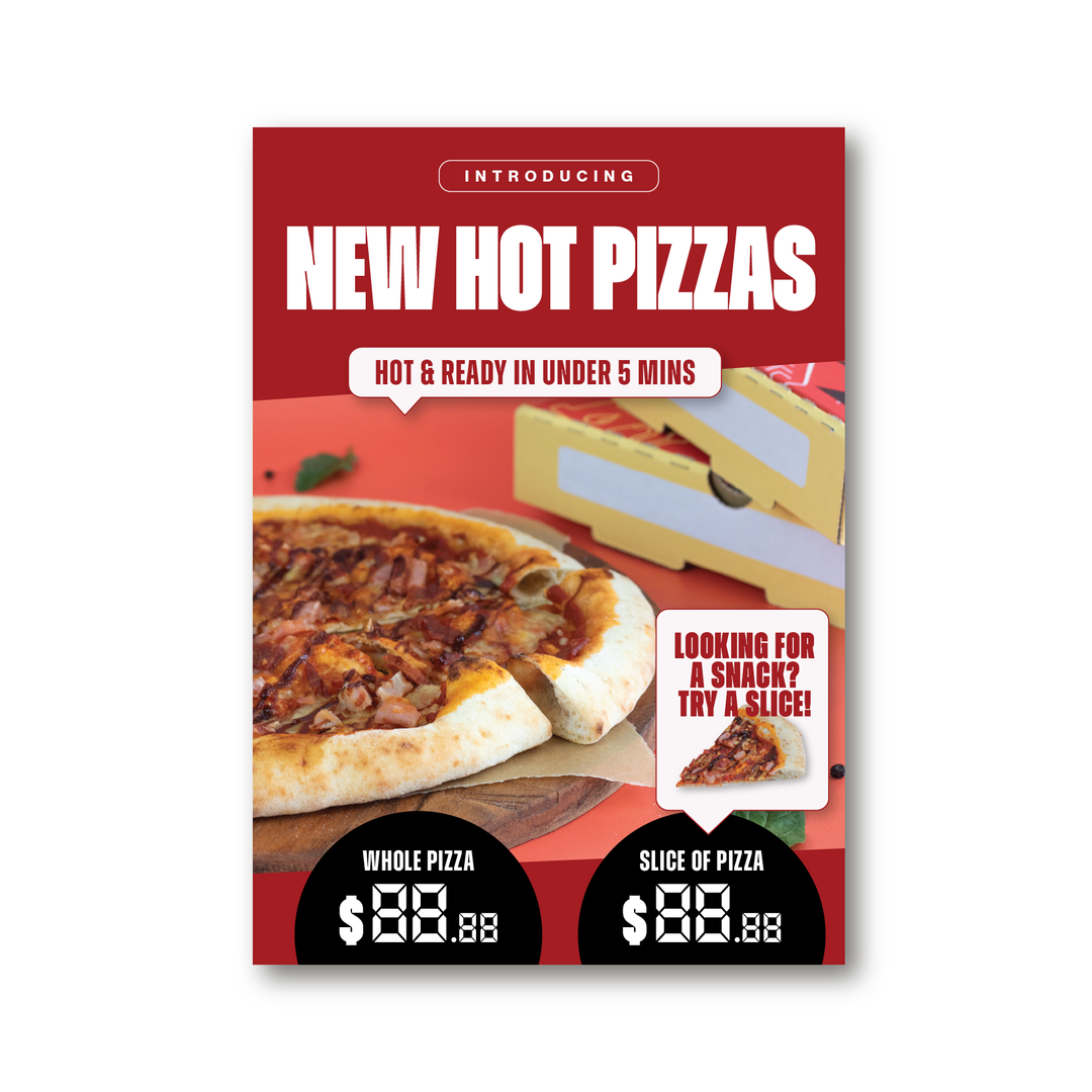 Round Pizza Poster & Sticker Set | Bold – Yumplicity Food Group